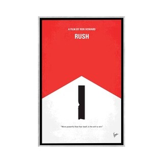 iCanvas "Rush Minimal Movie Poster" by Chungkong Framed - Bed Bath & Beyond - 37722862